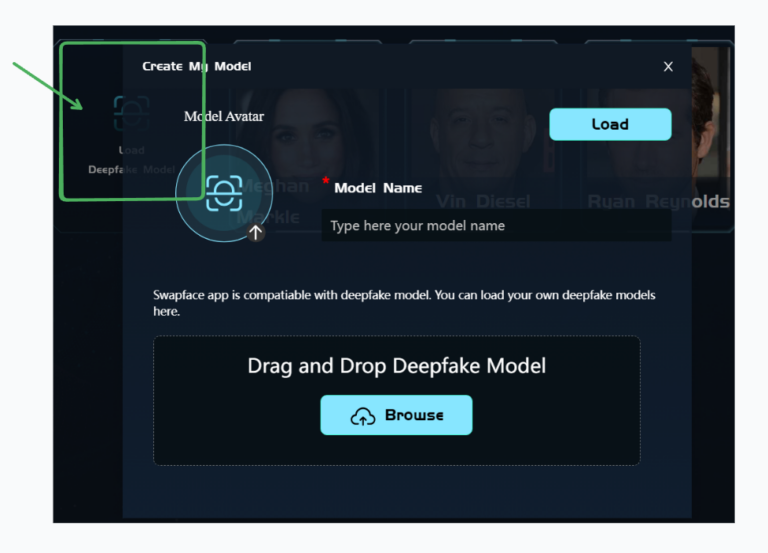 Settings in Swapface – Swapface
