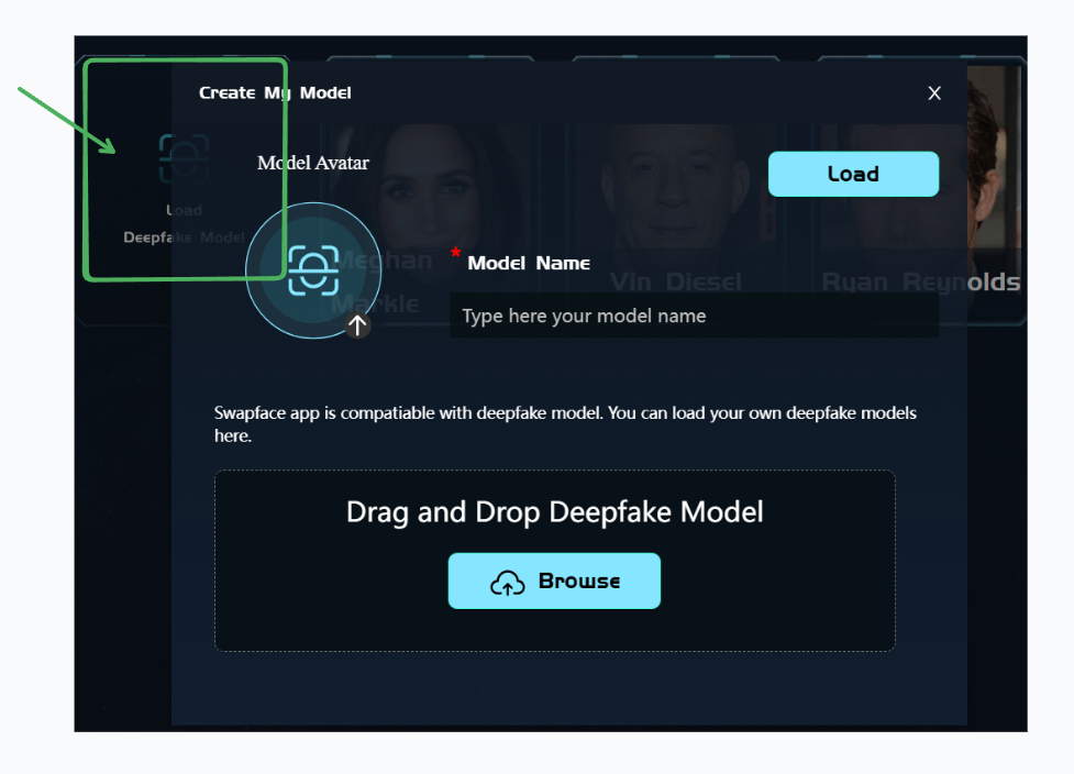 Settings in Swapface – Swapface